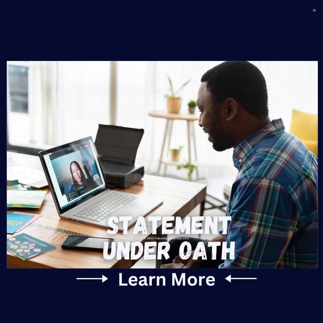 Video Deposition Tips – Video deposition tips, equipment, and services