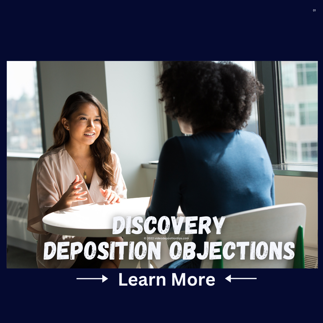 Video Deposition Tips – Video deposition tips, equipment, and services